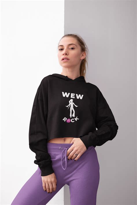 Be Yourself Crop Hoodie Payhip