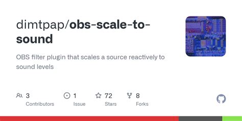 GitHub Dimtpap Obs Scale To Sound OBS Filter Plugin That Scales A Source Reactively To Sound