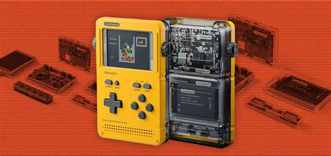 CLOCKWORK GAMESHELLเกมคอนโซลพกพาสไตลเรโทร พรอมชด DIY แยกสวนสดเท Unlockmen