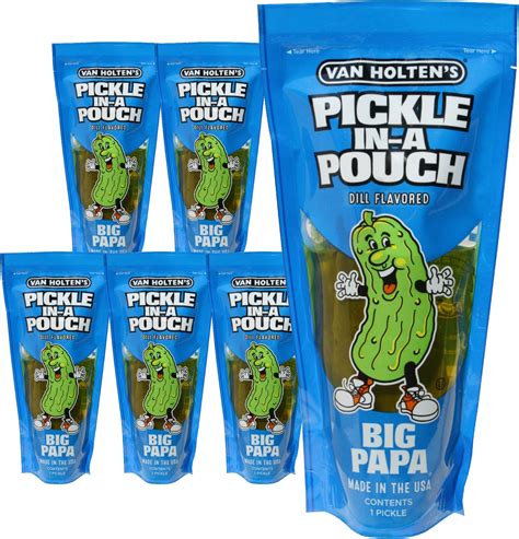 Van Holtens Pickles Jumbo Dill Pickle In A Pouch 12