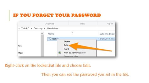 Ppt How To Create A Protected Password Folder Powerpoint Presentation Id7111538