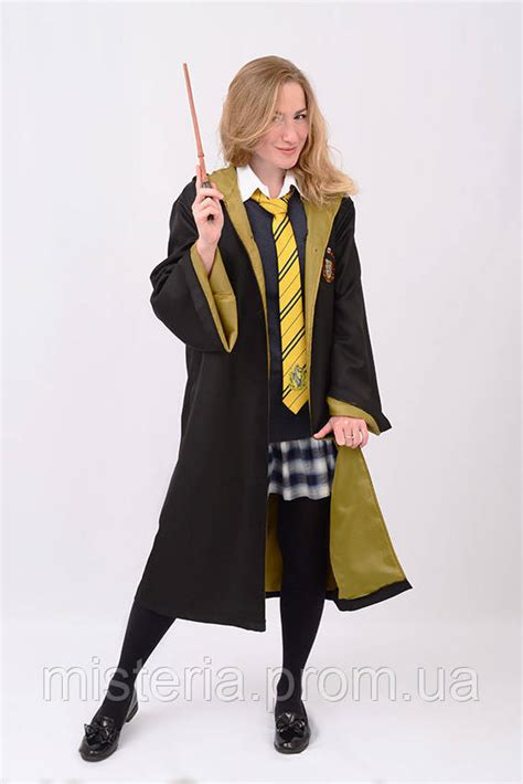 Взрослый Костюм для Косплея Мантия Факультета Пуффендуй Размер Xl Хогвардс Гарри Поттер