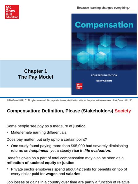 Topic 1the Pay Model 2 Pdf Cost Of Living Employment