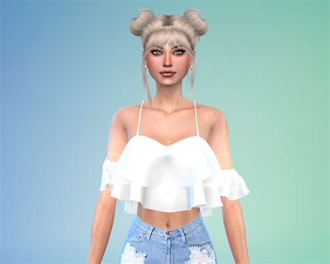 Pin On Sims 4 Crop Tops Fashion Women