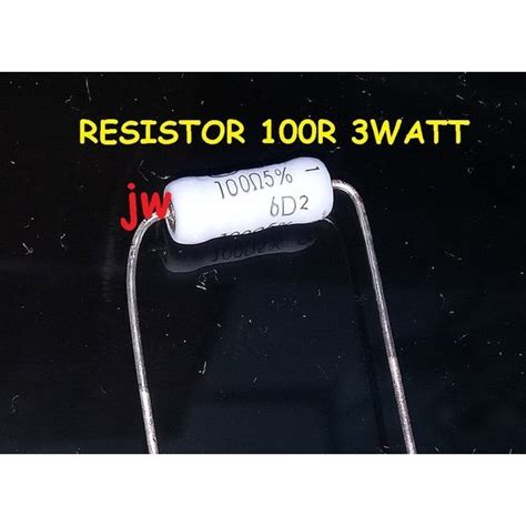 Jual Resistor 100r 3 Watt 100 Ohm Shopee Indonesia