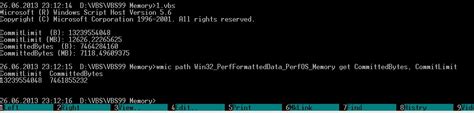 How Do I Obtain Windows Command Line Report Of Total Committed Memory Commit Charge Super User