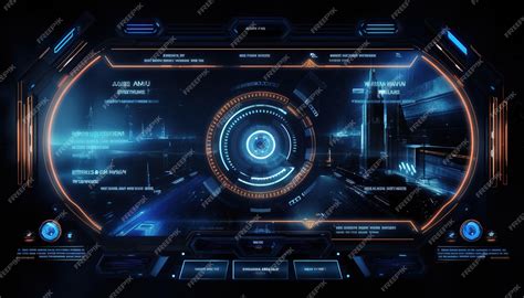 Premium Ai Image Control Panel Template Gui For Game Background Design Generative Ai