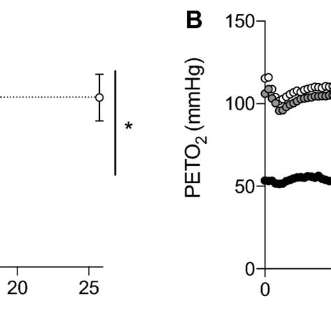 End Tidal Expired Air Partial Pressures During Exercise At A Fixed Rpe
