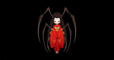 Chibi Japanese Jorogumo Yokai Jorogumo Sticker Teepublic
