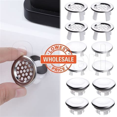 Wholesale Round Sink Overflow Ring Sink Hole Cover Plug Stainless Steel，anti Blocking