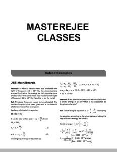 ATOMIC STRUCTURE EXERCISE MasterJEE Classes