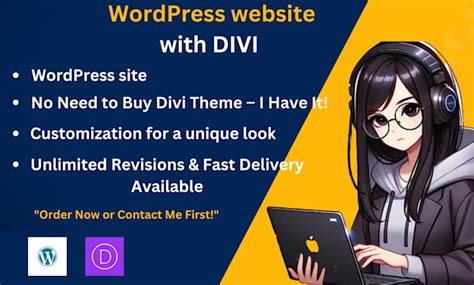 Build Wordpress Website With Divi Theme By Khansawebbuilds Fiverr