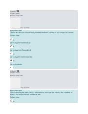 LINUX ADMINISTRATION MIDTERM EXAM Docx Question Answer Saved Marked Out Of Flag