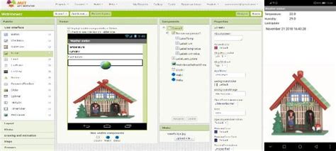 build an app with app inventor which can display values of a connected sensor