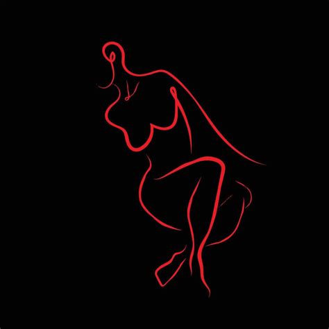 Black And Red Minimalist Elegant Illustrative Spa And Massage Logo