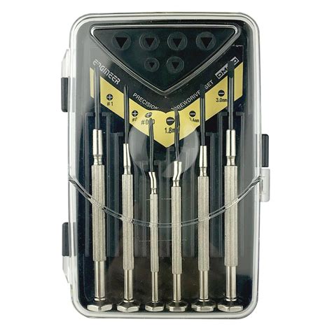 Piece Precision Screwdriver Set Mini Sizes Mixed Phillips Slot Head With Custom Hard