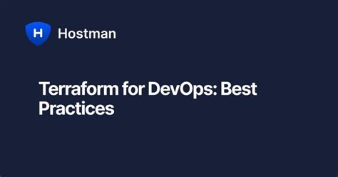 Devops Terraform Infrastructureascode Cloudcomputing Automation Hostman