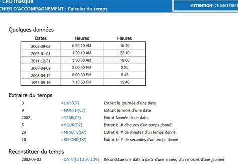 ᐉ Comment Utiliser La Fonction Temps Dans Excel Pour Mes Calculs Sos Excel
