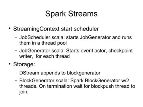 Spark Streaming Info Ppt