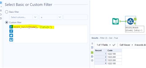 solved filter out values that contains letter and any spe alteryx