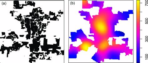 spatial covariates for modeling the spatial trend a residential area