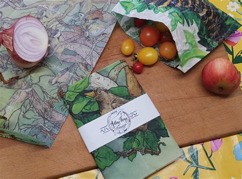 Handmade Beeswax Wrap Original Artwork Folksy