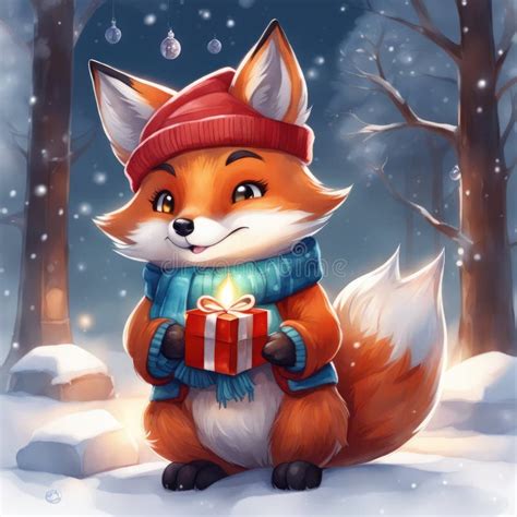 Snow Fox Wallpaper Chibi
