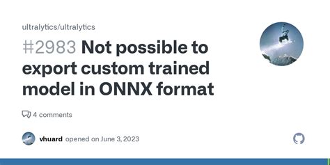 not possible to export custom trained model in onnx format · issue