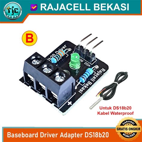 Jual Module Pcb Baseboard Driver Sensor Suhu Ds18b20 Dudukan Breakout Board Shopee Indonesia