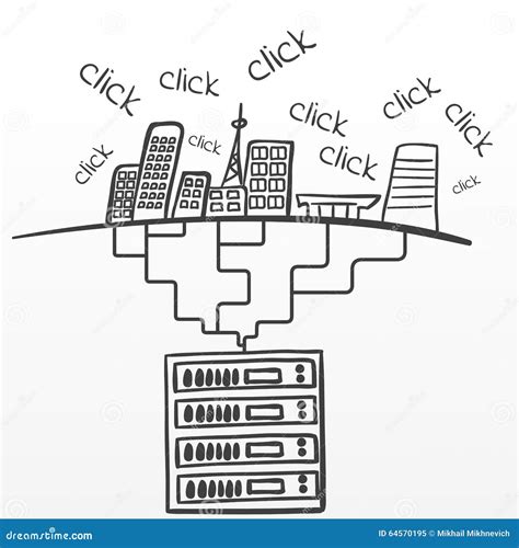 Big Data Mining Stock Vector Illustration Of Cloud Analysis 64570195