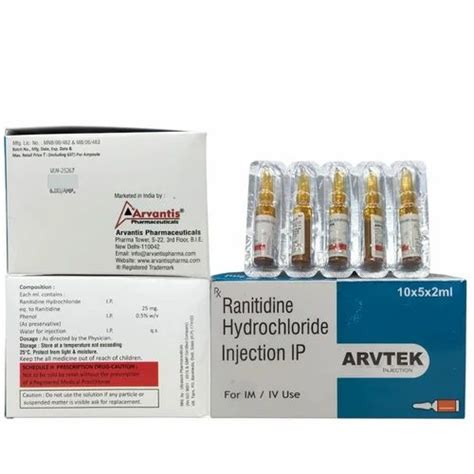 Ranitidine Hydrochloride Injection Ip 25mg At ₹ 600piece In New