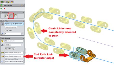 Chain Component Pattern Tips For Solidworks Pt 1