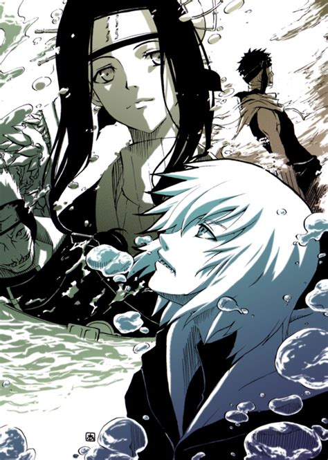 Ookata Haku Naruto Hoozuki Suigetsu Hoshigaki Kisame Momochi Zabuza Naruto Series