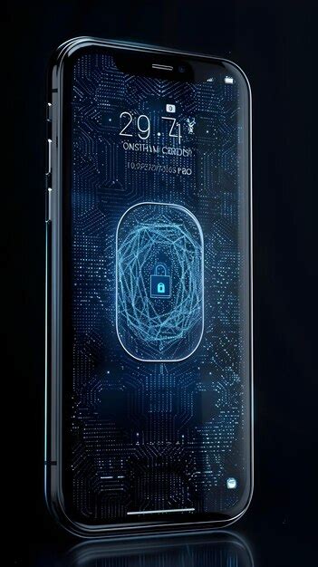Premium Photo Enhancing Security Realistic Smartphone With Twofactor Authentication Process