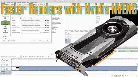 How To Enable Nvidia NVENC Rendering In KDEnlive YouTube