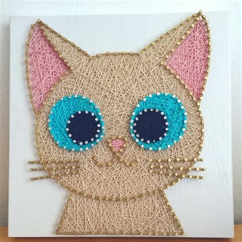 cat string art