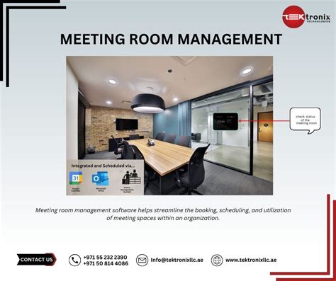 Meeting Room Reservation System By Tektronix Technologies Tek Aafiya Medium