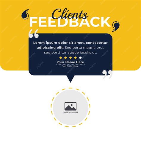 Premium Vector Client Or Customer Service Review Feedback Testimonial Social Media Post Design