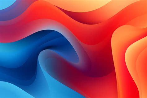 Premium Ai Image Abstract Background With Dynamic Shapes And Gradients