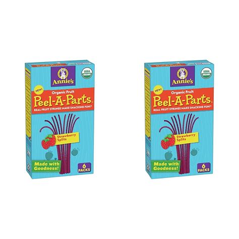 Annies Organic Fruit Strings Strawberry Splits 6 Ct Pack Of 2 Everything Else