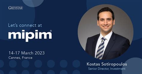 Konstantinos Sotiropoulos On Linkedin Mipim2023