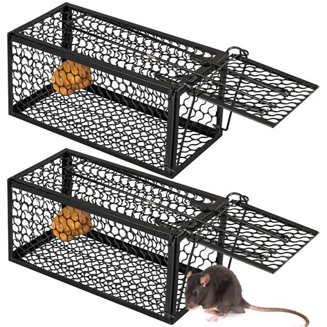 Momfei Catch And Release Rodent Cage Trap Humane Live Chipmunk Mouse