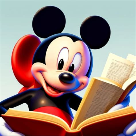 Mickey Mouse Reading A Book For World Book Day Mickey Mouse Mickey Disney Books