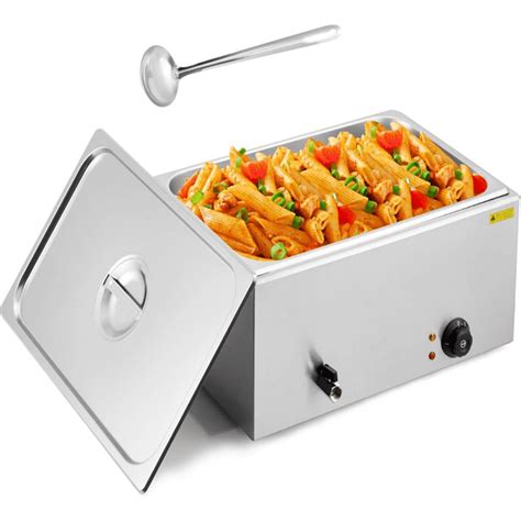 Zimtown 4 Pan Commercial Food Warmer 211 Quart Stainless Steel Buffet