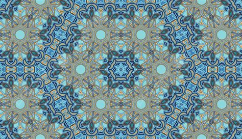 Seamless Circular Vector Pattern Background Tribal Mandala Wallpaper Background Image And