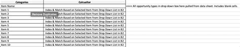 Dependent Dropdown List Rexcel