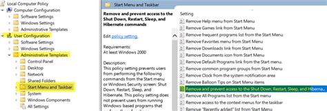 How To Disable Only Shutdown Option In Windows 10 By Using Gpo