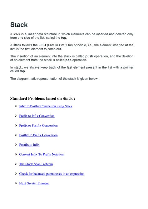 Solution Stack And Queue Studypool