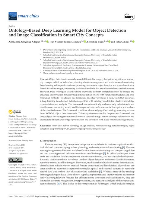Pdf Ontology Based Deep Learning Model For Object Detection And Image