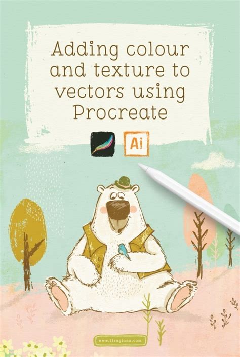 Adding Colour And Texture To Vectors Using Procreate Lisa Glanz